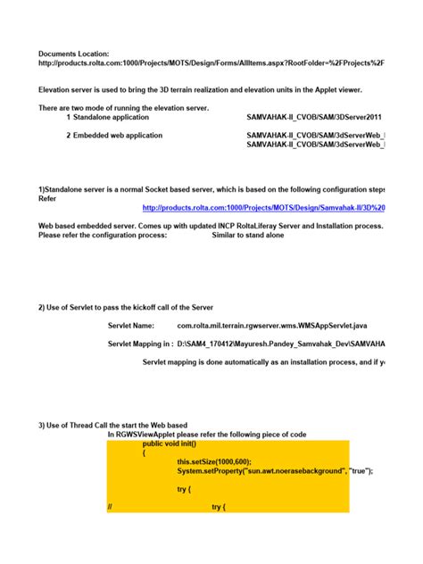 Elevationserver Pdf Java Programming Language Server Computing