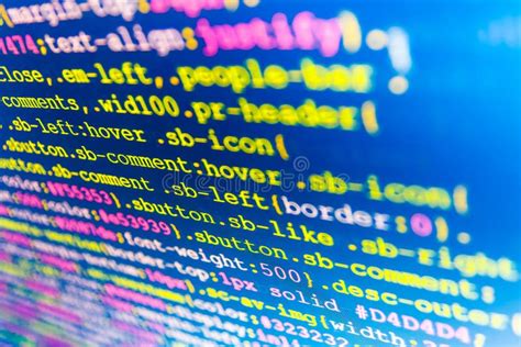 Software Developer Workspace Screen Stock Illustration Illustration