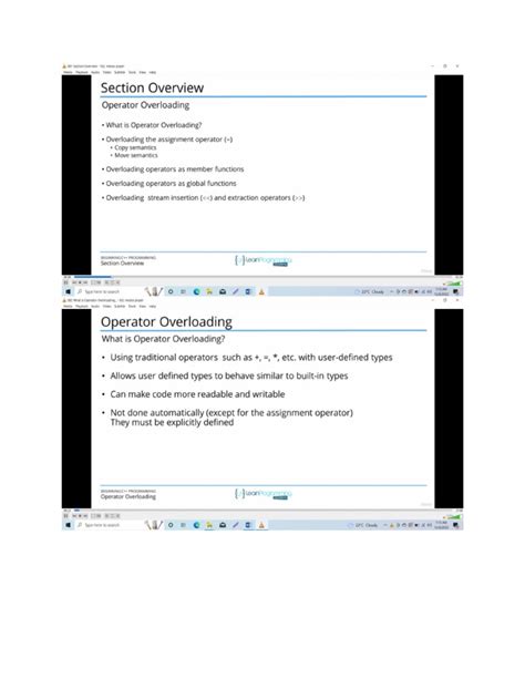 operator overloading pdf