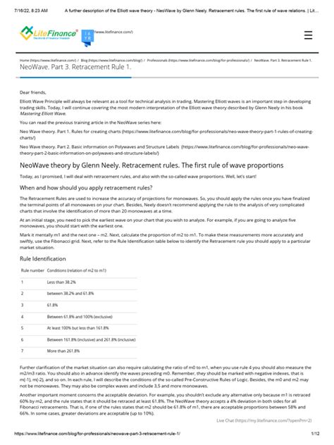 Part 3 Retracement Rule 1 Pdf Contract For Difference Economies