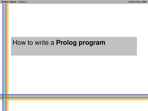 Ppt How To Write A Prolog Program Powerpoint Presentation Free