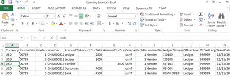 Importing Opening Balances Through Data Import Export Framework In Ax 2012 Ax Users