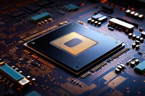 Premium Ai Image Motherboard With Integrated Microchip