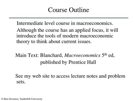 Ppt Econ 232 Intermediate Macroeconomic Theory Powerpoint