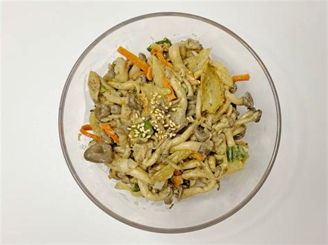 참타리버섯요리 들깨가루 느타리버섯볶음 만드는 법