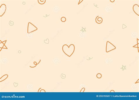 Hand Drawn Doodle Seamless Pattern Set For Fabrics Prints Packaging