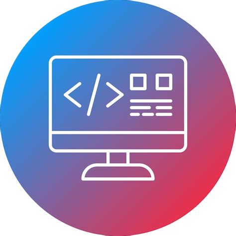 Premium Vector Website Coding Icon Vector Image Can Be Used For