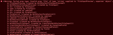 Console Warning Using FileInput On Redirect Issue 2077 Marmelab