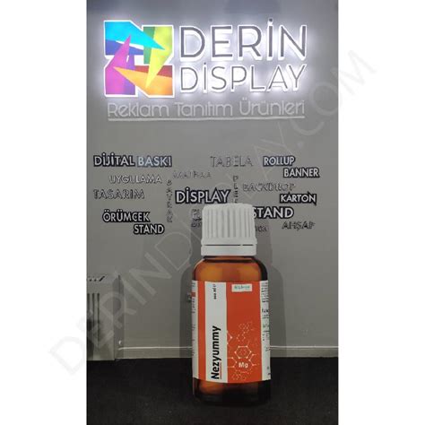 40x135 Cm Cut Out Ayaklı Foreks Pano Derin Display Reklam