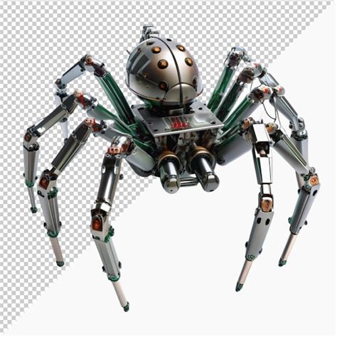 Big Spider Alien Robot Premium Ai Generated Psd