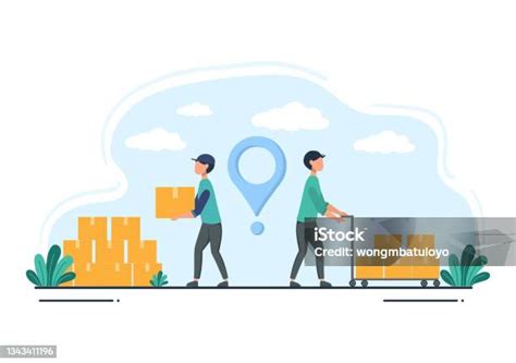 크레인 선 트럭 또는 비행기 운송을 사용하여 상품을 배달하는 개념으로화물 선적 컨테이너 물류 배송 배경 벡터 일러스트레이션 공급망에 대한 스톡 벡터 아트 및 기타 이미지