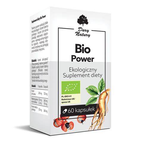 Bio Power Eko 60 Kapsułek Suplement Diety Dary Natury Ziołowy Zakątek