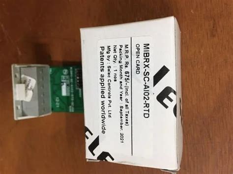 Mibrx SC AI02 RTD Selec MiBRX AIO2 RTD Mibrx PLC 2 Channel 3 Wire RTD At Best Price In Chennai