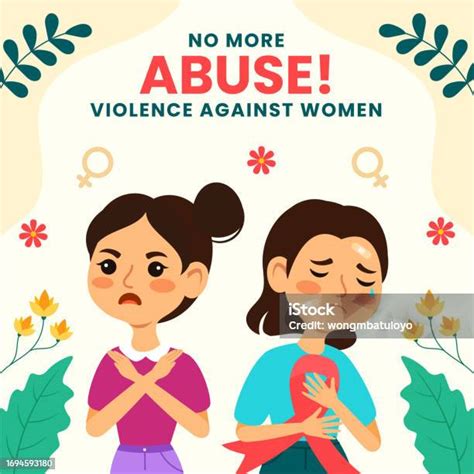 여성에 대한 폭력 소셜 미디어 일러스트레이션 플랫 만화 손으로 그린 템플릿 배경 고독 부정적인 감정 표현에 대한 스톡 벡터 아트 및 기타 이미지 고독 부정적인 감정 표현