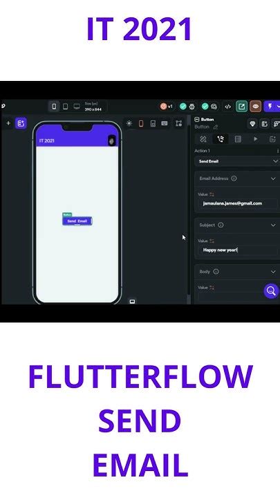 Flutterflow Create Button For Link Send Email Flutter Flutterflow