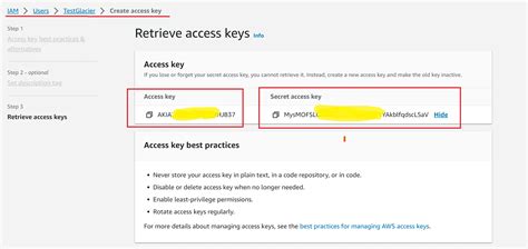 Java Code To Connect Aws S3 Glacier Service