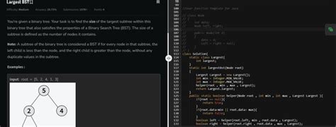 Just Solved The Largest Bst Subtree In A Binary Tree Problem Jeevansh Ahuja