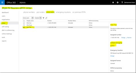 Enable Voicemail For SFB Online Users Communication Square Knowledge Base