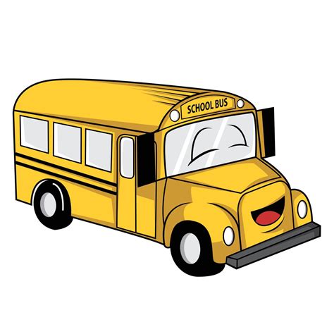 School Bus Cartoon Illustration 14486549 Vector Art At Vecteezy