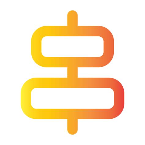 Ícone De Alinhar Centro Generic Gradient Outline Freepik