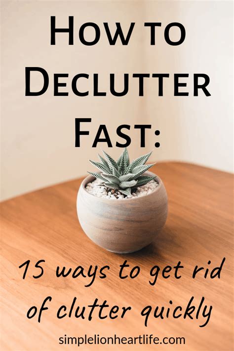 Letting Go Of Clutter Artofit