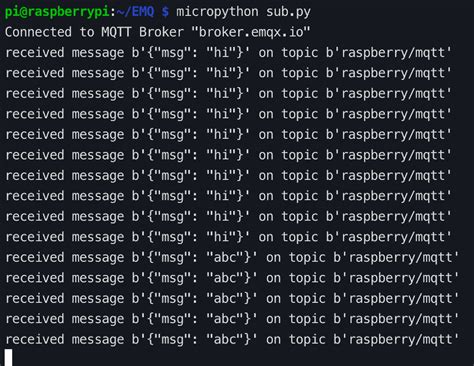 Micropython Mqtt Tutorial Based On Raspberry Pi Emq