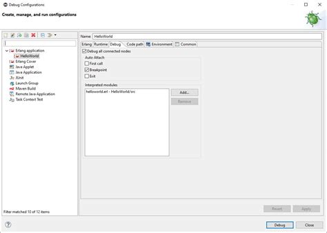 not know how to debug erlang in eclipse · issue 316 · erlang erlide