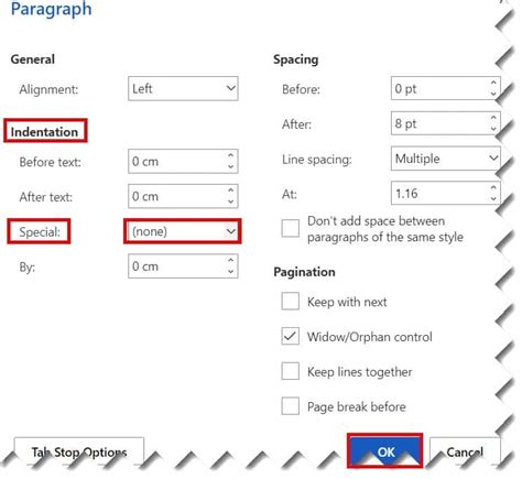 How To Remove Hanging Indent In Word Online WordOnlineTips Com