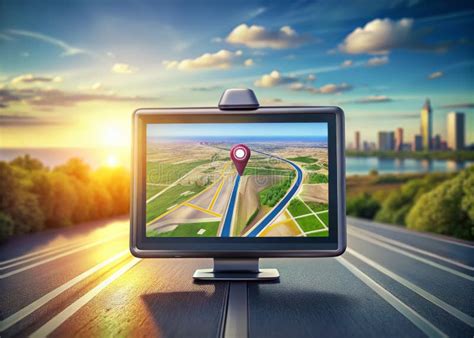 Modern Gps Navigation Design Element Minimalist Vibrant And Visually Appealing For Creative