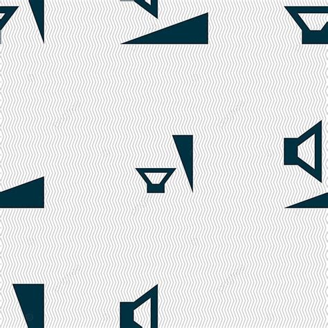 Geometric Texture Seamless Pattern Of Volume And Sound Icon Vector Illustration Vector Element