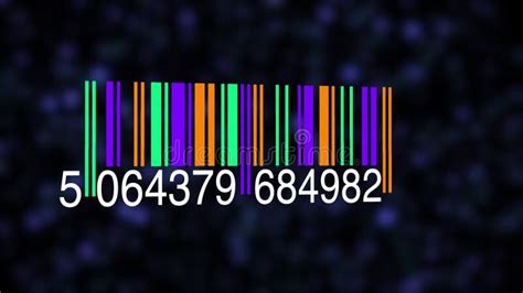 Digital Barcode Numbers Data Scanning Information Background Stock Footage Video Of Code