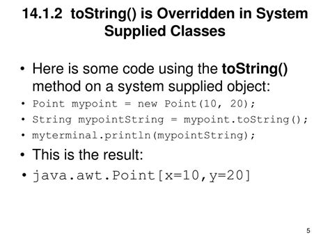 ppt object oriented programming java unit 14 powerpoint presentation id 6054078