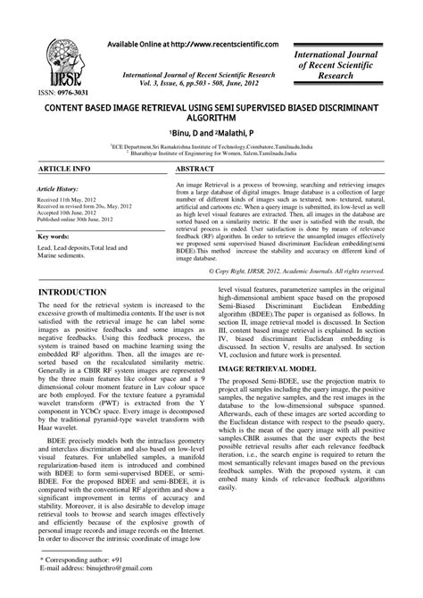 PDF Content Based Image Retrieval Using Semi Supervised Biased Discriminant Algorithm