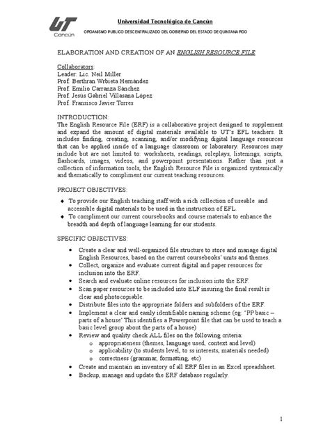 Pdf English Resource File Project Overview Dokumen Tips