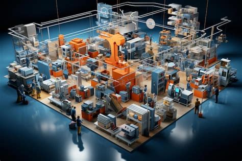 Dynamic Production Systems For Productivity Improvement Premium Ai Generated Image