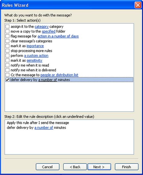 The Microsoft Outlook Rule That Can Save Your Job How To Delay Your Email By 1 Minute