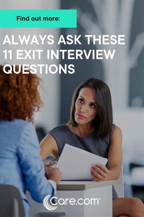 Exit Interview Questions You Should Always Ask Interview Questions Nursing Interview