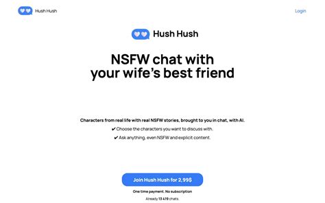 Hush Hush：真实 Nsfw 与色情 Ai 聊天机器人 Navtoai