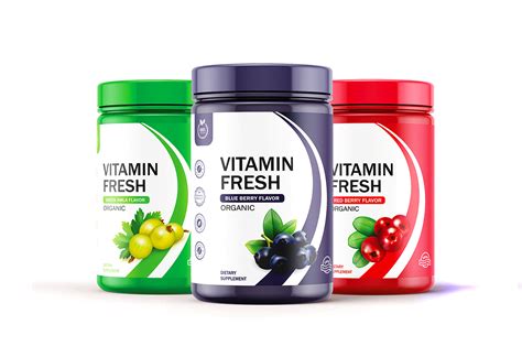 Suplement Label Design On Behance