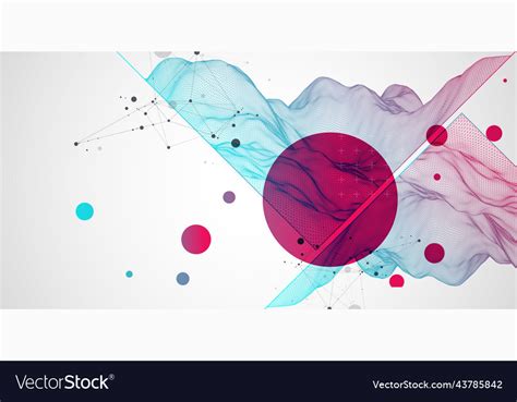 Abstract Scientific And Technological Background Vector Image
