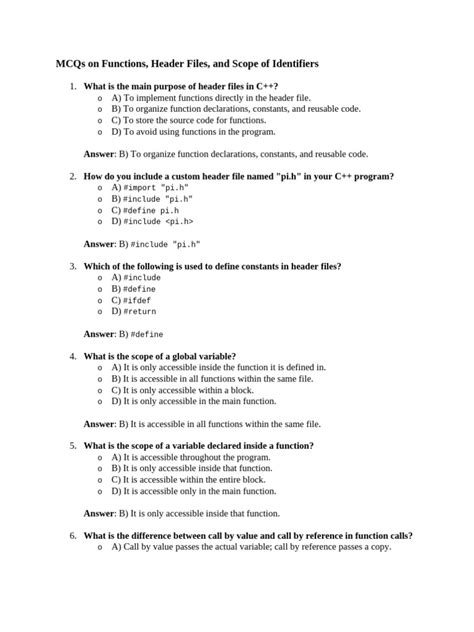 Lecture 10 Pdf Scope Computer Science Parameter Computer Programming