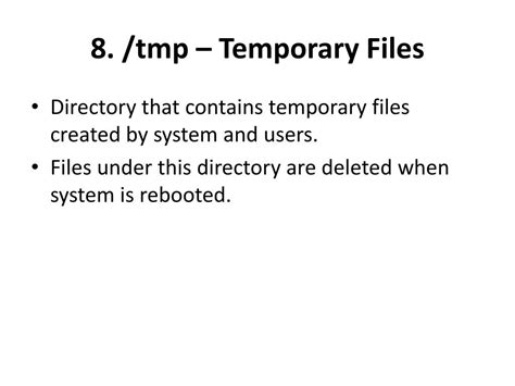 Ppt File System And Directory Structure In Linux Powerpoint
