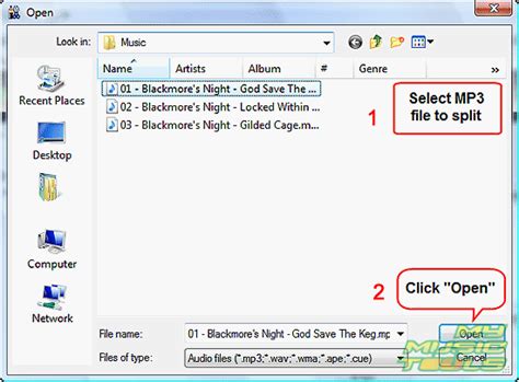 MP3 Splitter With Batch Mode Support MP3 Cutter