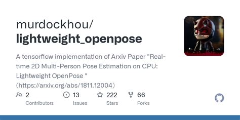 Github Murdockhoulightweightopenpose A Tensorflow Implementation Of Arxiv Paper Real Time