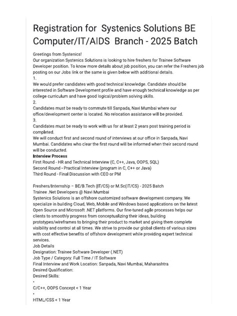 Systenics Solutions Ans Pdf