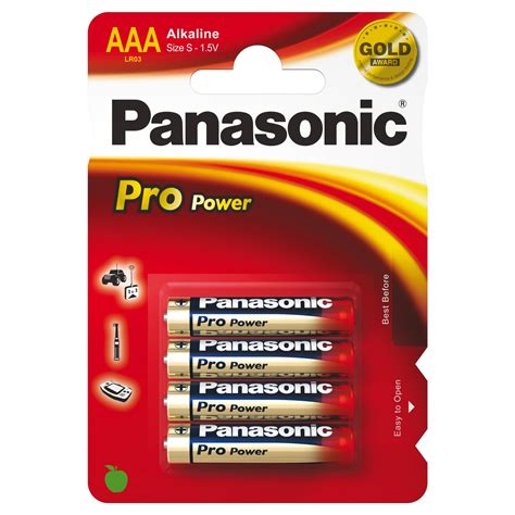 Panasonic Micro Aaa Lr03 4er Pack Foto Leistenschneider