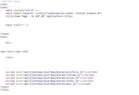 Angular 6 Router Returns Indexhtml For Api Call In Mvc Stack Overflow