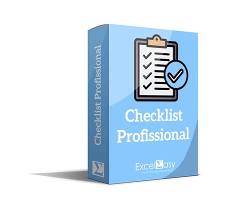 Planilha De Checklist Profissional Loja Excel Easy