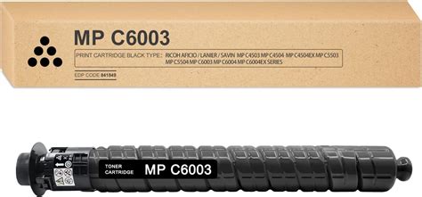 Buegoo Mp C6003 Toner Cartridge 1 Pack Black Mpc6003
