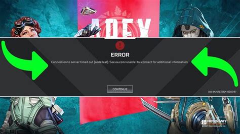 How To Fix Apex Legends Connection To Server Timed Out Error New In